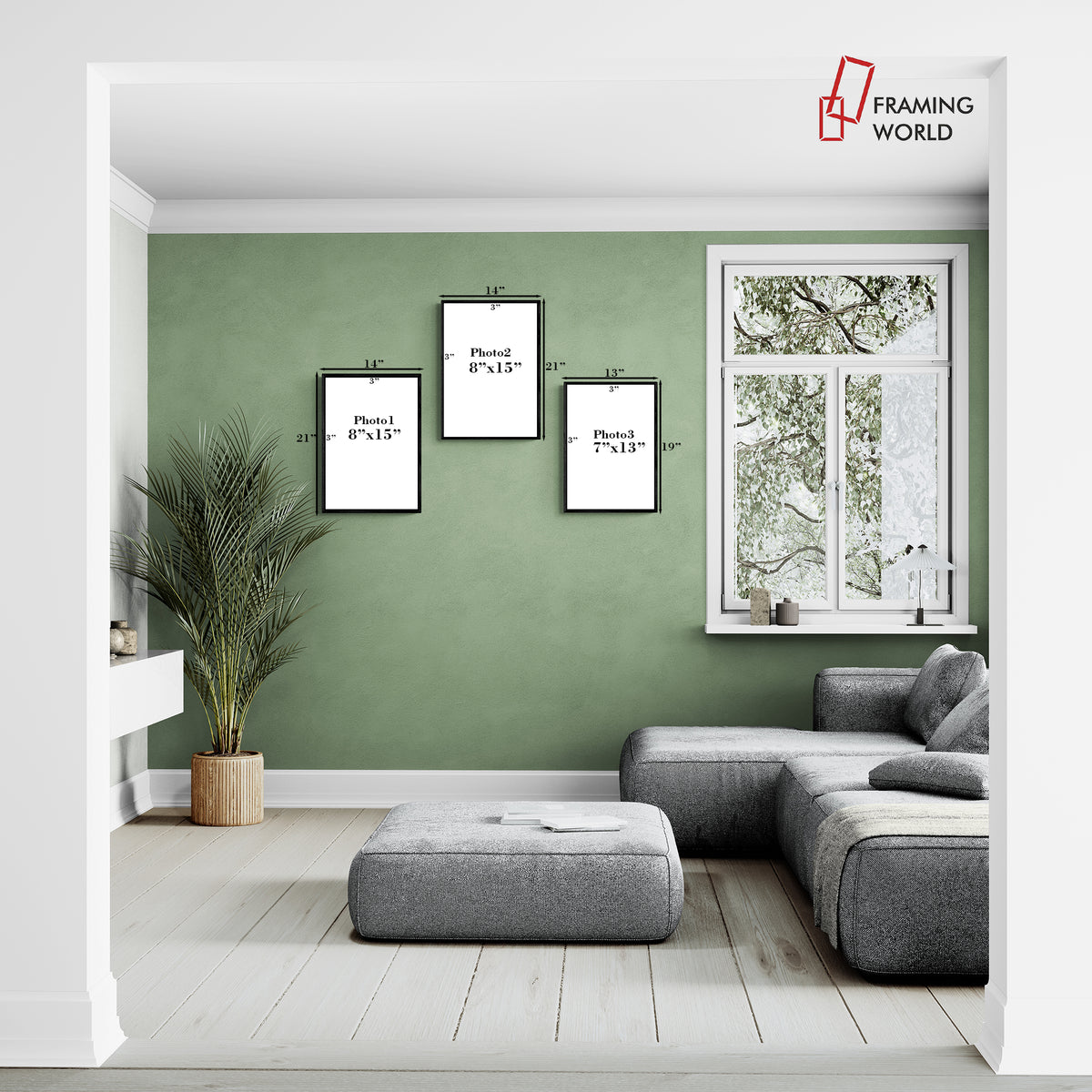 gallry wall set of three – Framing World